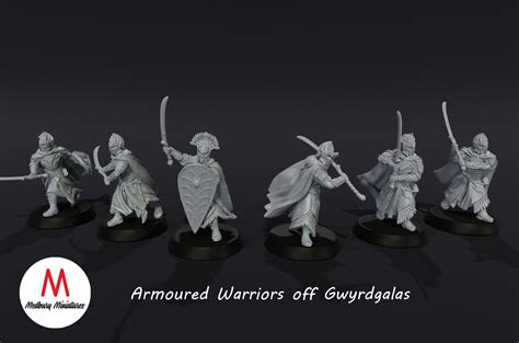 Lotr Elven Armoured Warriors Day Of Battle Games Pod