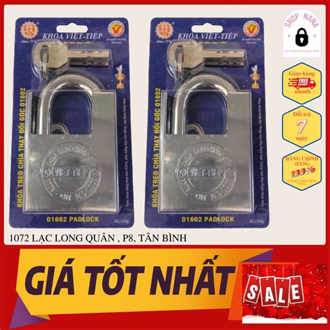 Chính Hãng Ổ Khóa Cửa VIỆT TIỆP Size mm Kim Loại Thiết Kế Chống Cắt Khóa Chống Trộm Bảo