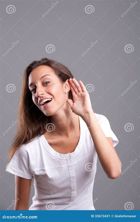 Talk To Me Im Listening Stock Image Image Of Brown 33673431