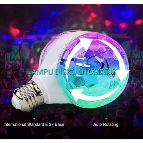 Jual G616 Lampu E27 Disko Disco Outo Otomatis Bohlam Led Bohlam Kelap