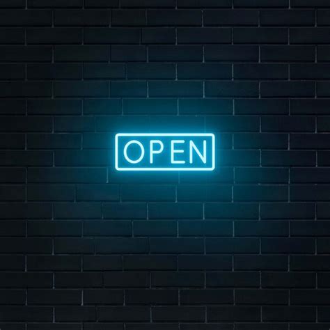 Nuwave Neon Open Neon Sign Military And First Responder Discounts