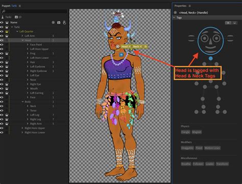 Solved Head And Neck Of Puppet Get Stretched During Walk Adobe