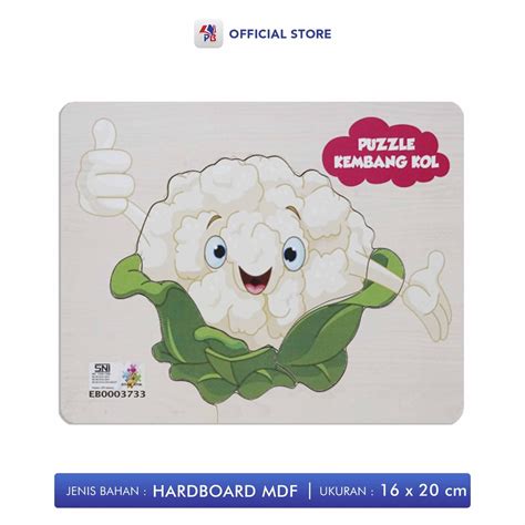 Jual Puzzle Edukasi Anak Puzzle Kayu Puzzle Anak Puzzle Sayur Sawi