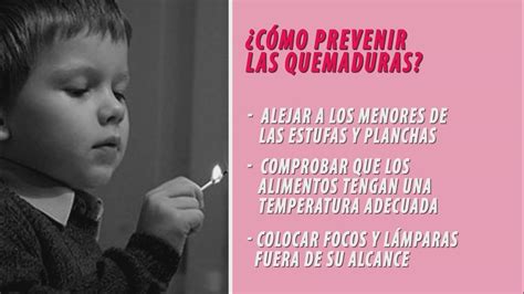 Entérate Cómo Prevenir Las Quemaduras En Los Niños Hoy En Salud Youtube