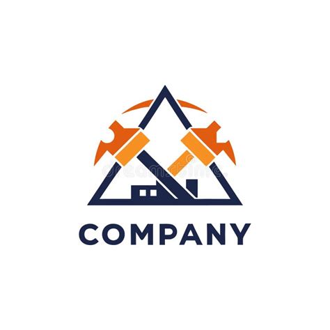 Triangle Building Logo Stock Illustrations 3936 Triangle Building