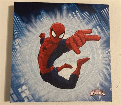 Spider Man Acrylic Painting