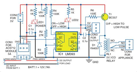 Overcurrent Fault Detector Full Electronics Project