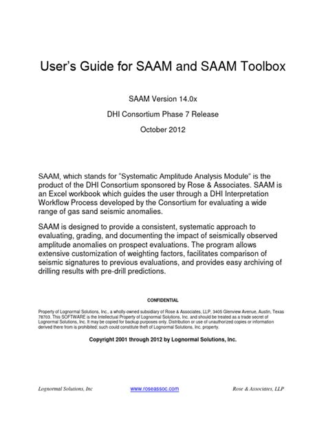 Saam Guidelines Pdf Microsoft Excel Risk
