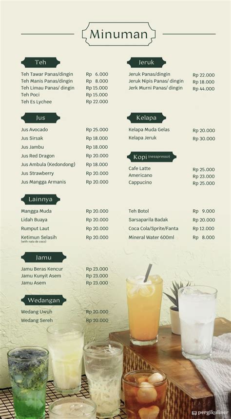 Selalu Diperbarui Menu Kedai Bebek Andaharsa Karet Kuningan