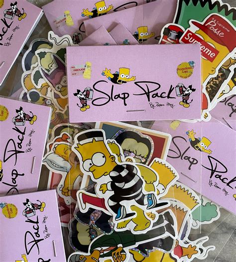 The Simpsons Sticker Pack Simpsons T Simpsons Fan Etsy