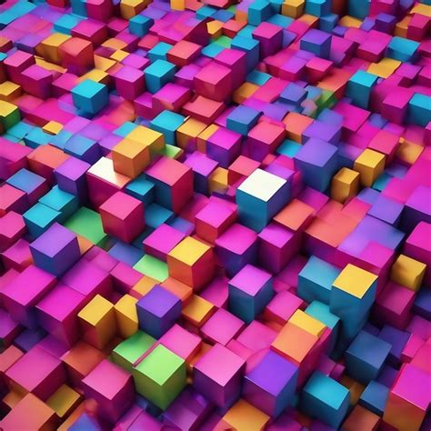 Premium Photo Repeating Triangle Cubes Background 3d Rendering
