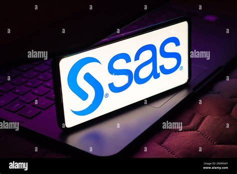 In This Photo Illustration The Statistical Analysis System Sas Logo
