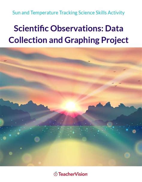 scientific observations data collection and graphing project