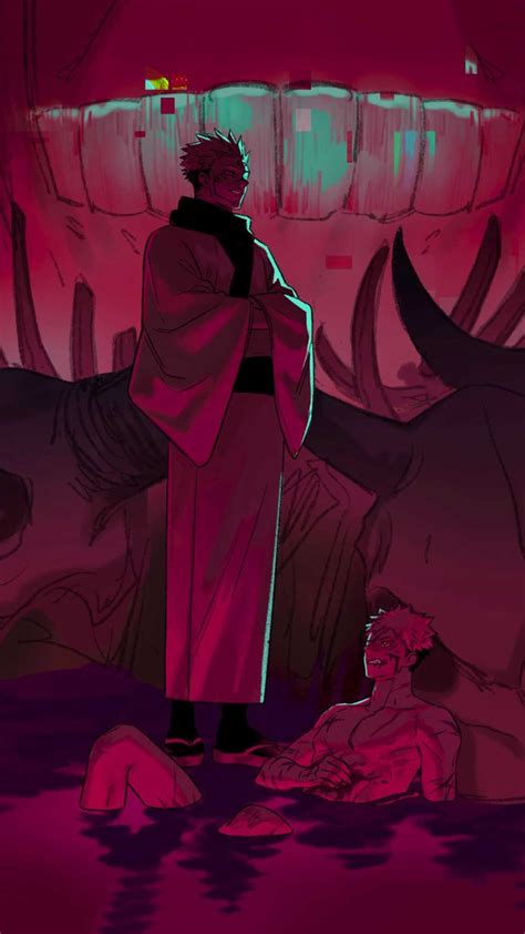 Sukuna Domain Expansion Wallpaper Ixpap