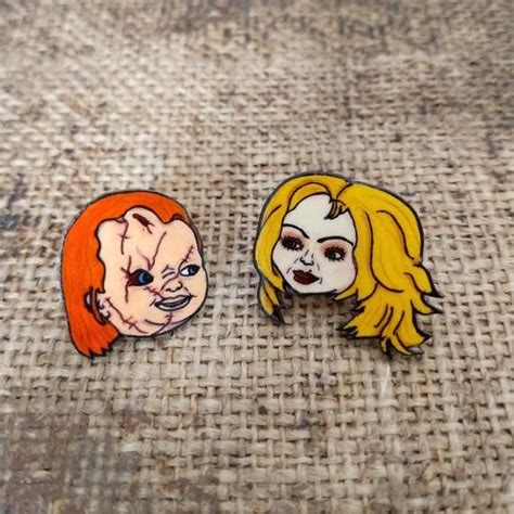 Chucky And Bride Of Chucky Pin Badge Set Etsy