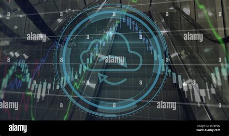 Image Of Cyber Security Text Cloud Arrows In Loading Circles Shield