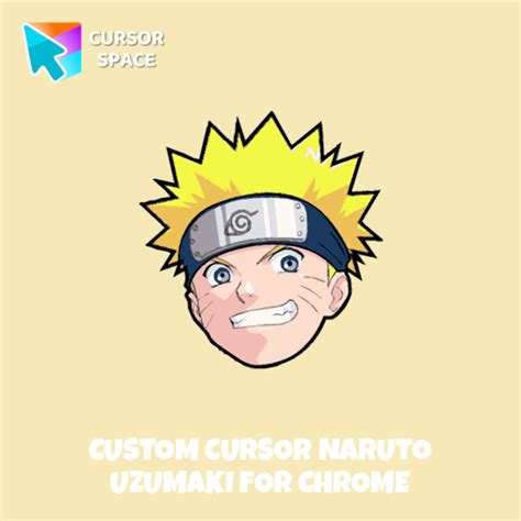 Cute Cursor Custom Cursor Naruto Uzumaki For Chrome Cursor Space