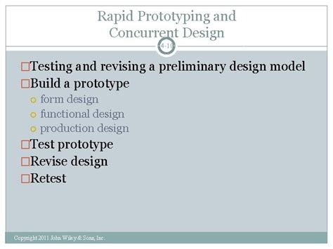 Chapter Product Design Lecture Outline Design Process