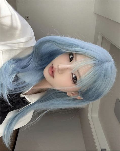 Naked E Nakedeee Instagram Photos And Videos Blue Hair Light Blue Hair Baby Blue Hair