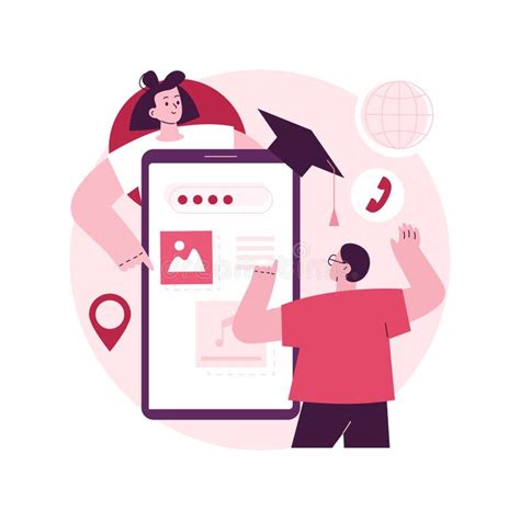 Mobile App Development Courses Abstract Concept Vector Illustration Stock Vector Illustration