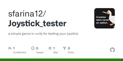 Github Sfarina12 Joystick Tester A Simple Game In Unity For Testing
