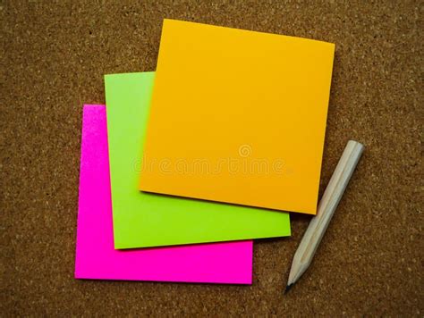 Three Post Note Stock Image Image Of Reminder Information 71767259