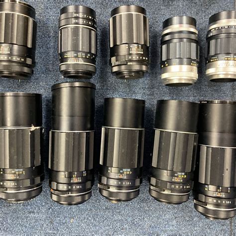 【a13】計36個 Pentax 単焦点レンズ 望遠レンズ まとめ売り ペンタックス マニュアルフォーカスレンズ Getnippon เ
