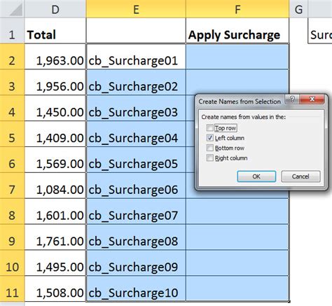A Useful Excel Range Naming Tip Video A4 Accounting