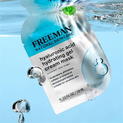 Freeman Natural Skincare Hydrating Hyaluronic Acid Gel Cream Facial