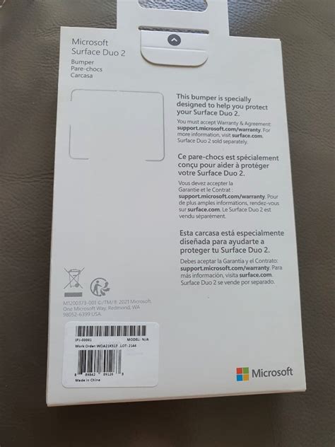 Original Microsoft Bumper For Ms Surface Duo 2 Mobile Phones And Gadgets