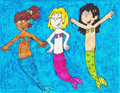 Mermaid Calamity Trio By Bry Guy 1996 On Deviantart