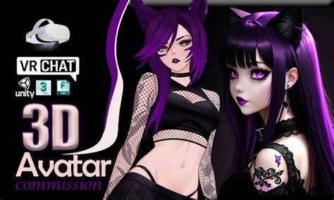 Design High Quality 3d Anime Vrchat Nsfw Avatar And Vrchat Avatar With