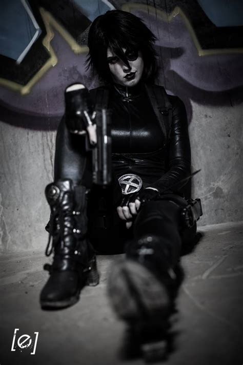 Domino Домино Нина Турман Marvel Cosplay Косплей X Men Люди