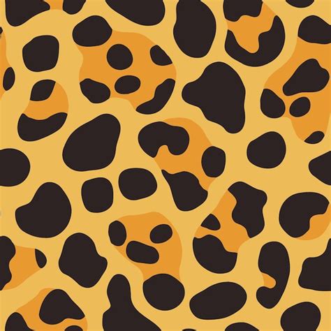 Premium Vector Nature Inspired Camouflage Panther Pattern Of Brown