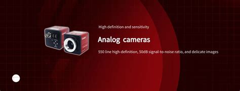 Analog Cameras Machine Vision Manufacturer