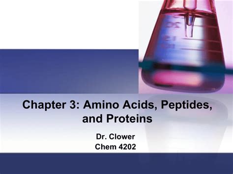 Amino Acids Proteins And Enzymes