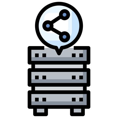 Server Network Connection Technology Share Icon Download On Iconfinder