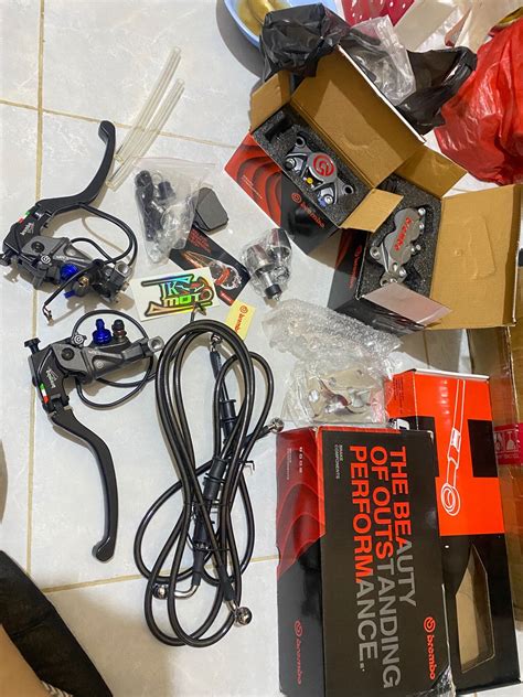 PAKETAN MURAH KALIPER SET DEPAN BELAKANG MASTER REM SELANG REM