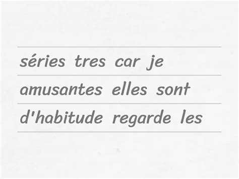 Qu est ce que tu regardes d habitude a la télé Unjumble