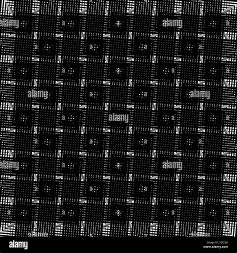 Abstract Grid Mesh Background Monochrome Reticulate Geometric Grillage Pattern Seamlessly