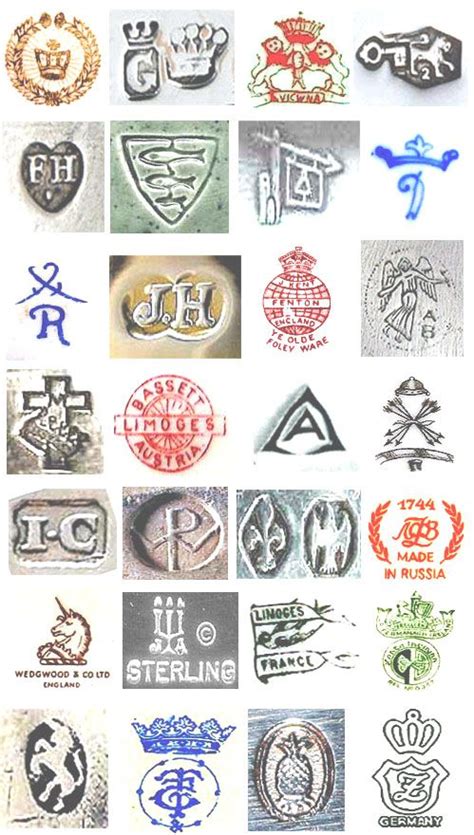 87 Best Collection Of Porcelain And Pottery Makers Marks Images On