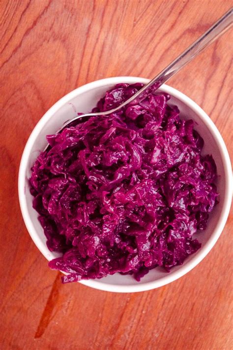 Apfel Rotkohl Vegan Einfach Veganwonda