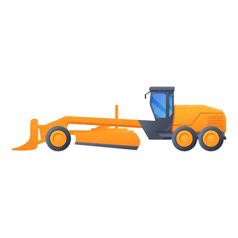 Premium Vector Heavy Grader Machine Icon Cartoon Of Heavy Grader Machine Vector Icon For Web