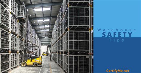 Warehouse Safety Tips With Infographic Certifyme Net