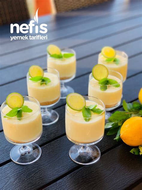 Dondurma Tadında Nefis Limonlu Muhallebi Nefis Yemek Tarifleri