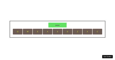 Drum Machine Codesandbox