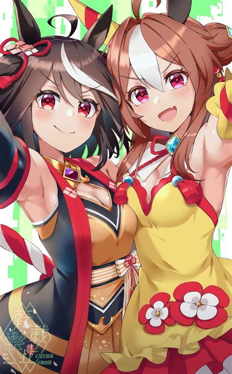 Kitasan Black And Copano Rickey Umamusume Drawn By Kagamiharet46