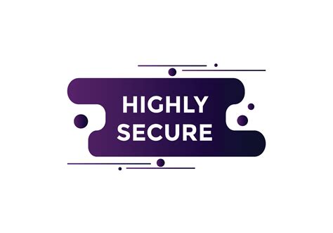 highly secure text button highly secure text web template speech