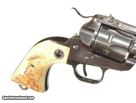 Ruger Single Six Flat Gate Revolver With Factory Stag Grips