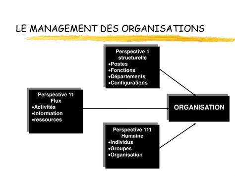 Ppt Le Management Des Organisations Powerpoint Presentation Free